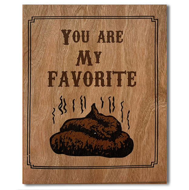 Wood Card Turd– Spitfire Girl